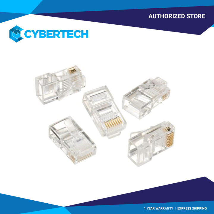 AD-LINK RJ45 Connectors for Cat6 (100pcs Clear) | Lazada PH