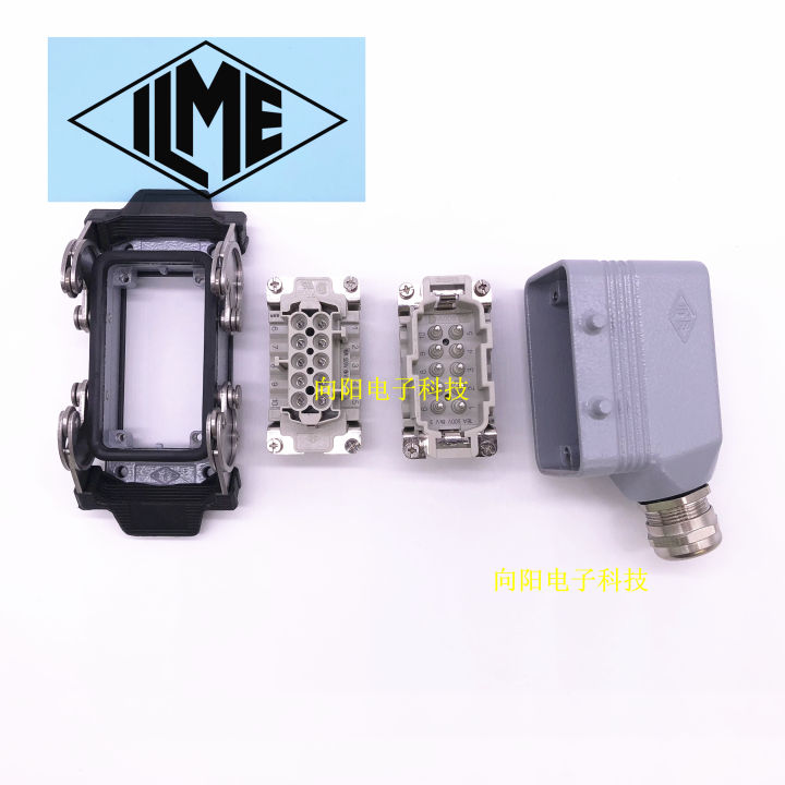 ILME Irma heavy-duty connector aviation plug harting Harding 10-core 10 ...