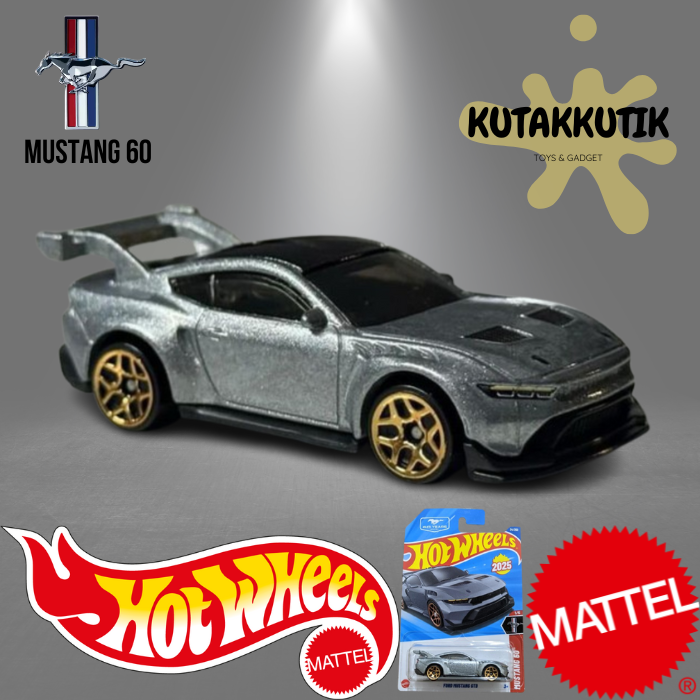 Hot Wheels Mobil Balap Sedan Ford Mustang GTD Abu Zamac Lot B 2025 ...