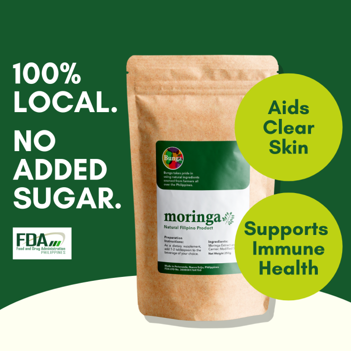 Bunga Natural Moringa / Malunggay Powder [All Natural Locally Sourced ...
