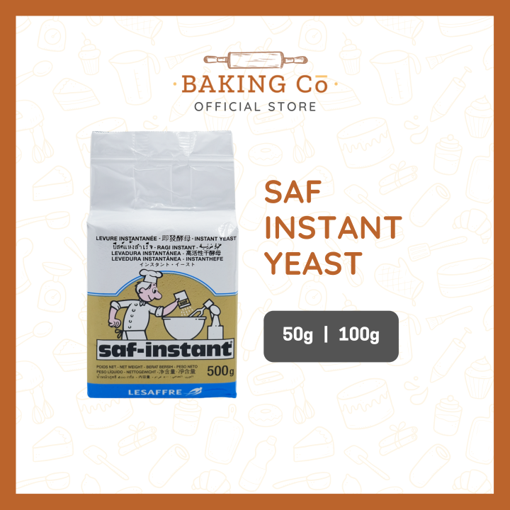 SAF Instant Gold Dry Yeast - 50g/100g/500g | Lazada PH