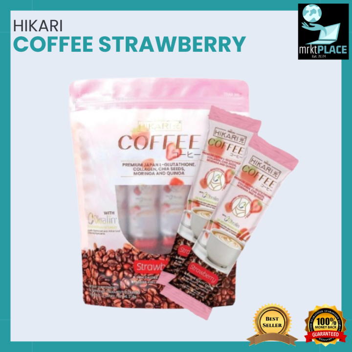 Original HIKARI COFFEE ( Strawberry Flavor 10 sachets per pack) - Low ...