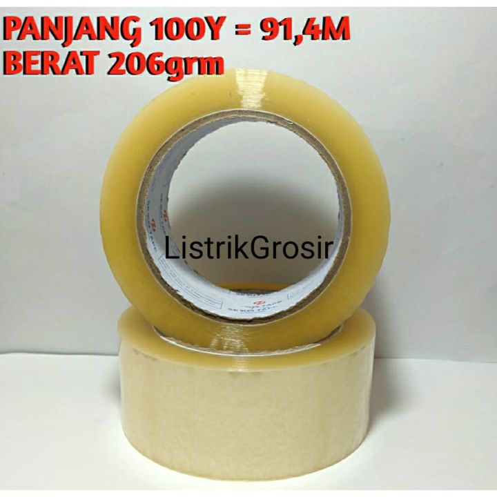 Isolasi Lakban Coklat Pajero 100y 50y 48mm Plakban Coklat 2 Inch OPP ...
