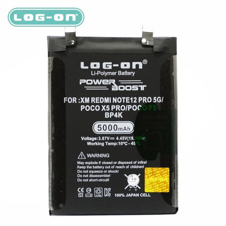 Log On - BP4K Xiaomi Redmi Note 12 Pro 5G / Poco X5 Pro / Poco F5 BP-4K ...