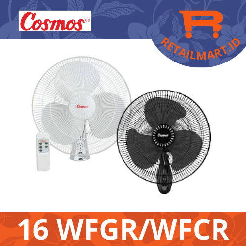 COSMOS 16 WFCR / WFGR KIPAS ANGIN DINDING/ WALL FAN 16 INCH REMOTE ...