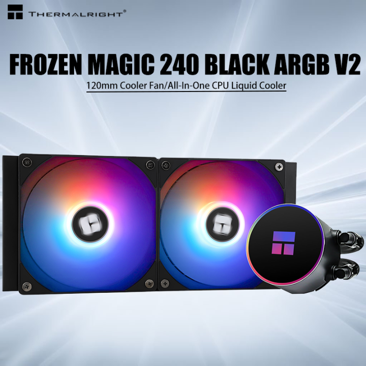 Thermalright FROZEN MAGIC 240 ARGB V2/FROZEN MAGIC 240 SCENIC V2 BLACK&WHITE ARGB CPU LIQUID ...