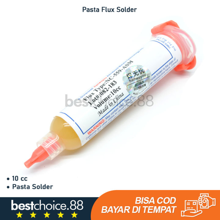 [FLUX SOLDER] Pasta Flux Solder Lead Free 10CC / Pasta Solder / Minyak Pasta Untuk Penyolderan ...