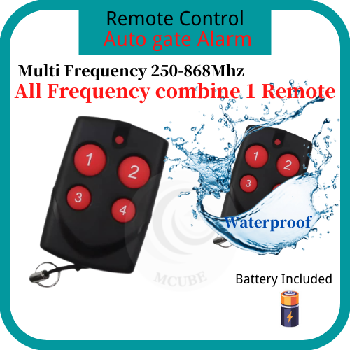 Clone Type Multi Frequency D.I.Y Remote Auto Gate Alarm Remote Pagar ...
