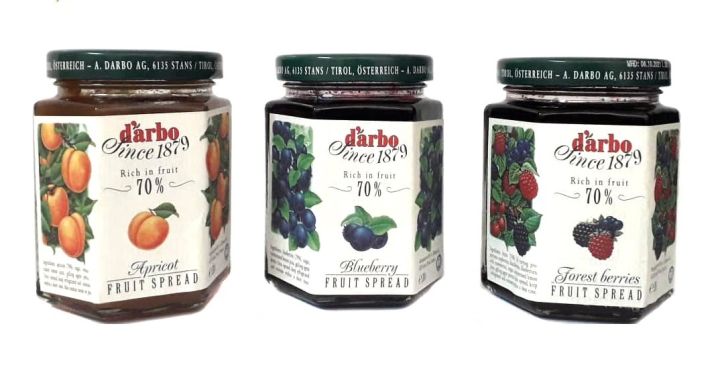 Darbo Forest Berries Double Fruit Spread Jam 200g Jem Asli Kandungan 70 ...