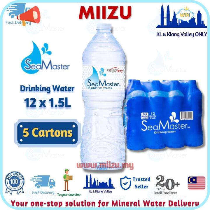 HOT SALE SeaMaster Drinking Water 12x1.5L - 5 Cartons package - KL ...