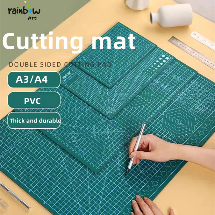 A3 A4 PVC Cutting Mat Cutting Pad DIY Tool Cutting Board Writing pad Double-sided Self-healing ...