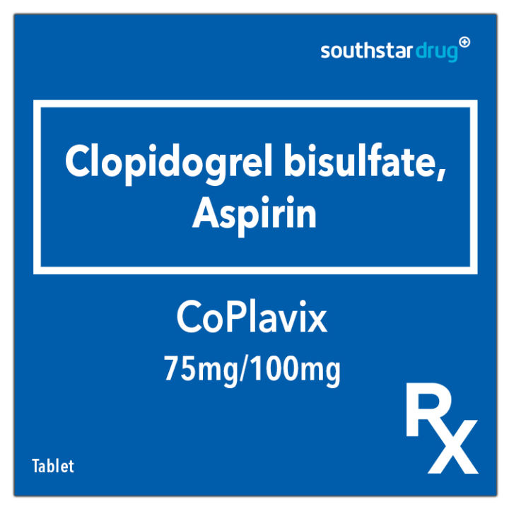 Rx: CoPlavix 75mg / 100mg Tablet | Lazada PH
