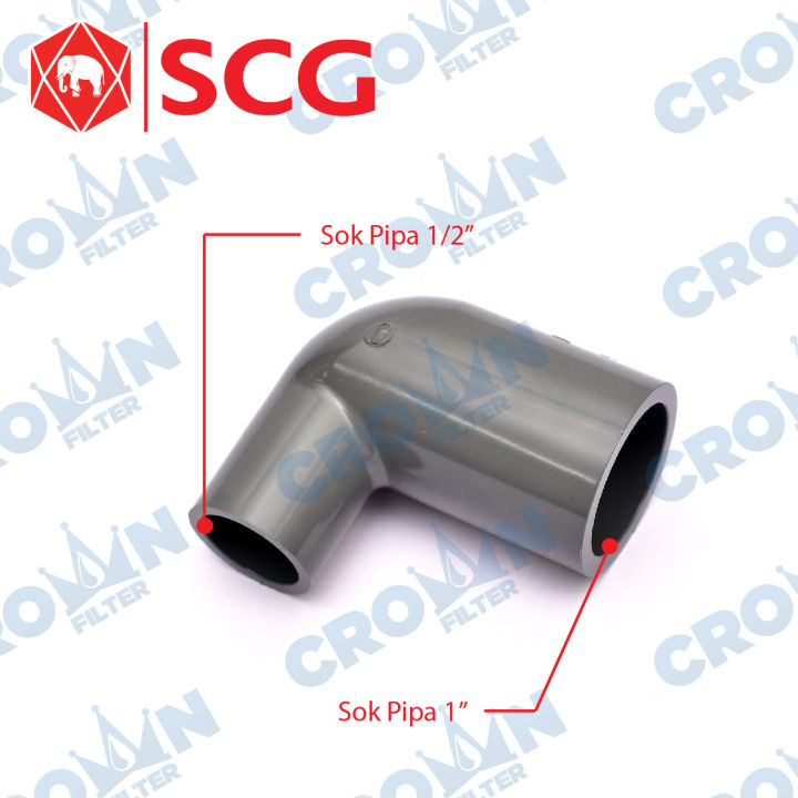 [SCG] Reducing Elbow / Keni Reducer 1" x 1/2" | Lazada Indonesia
