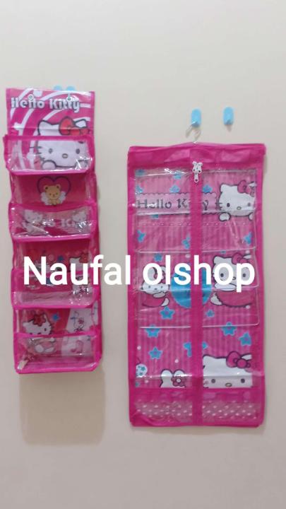 Rak set jilbab dan rak kosmetik karakter hello kity pink | Lazada Indonesia