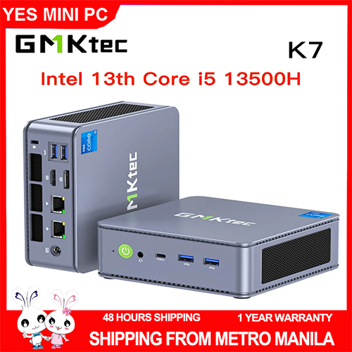 GMKtec K7 Intel 13th Core i5 13500H Mini PC Type-C USB4.0 full feature WI-FI 6 Win11Pro Intel ...