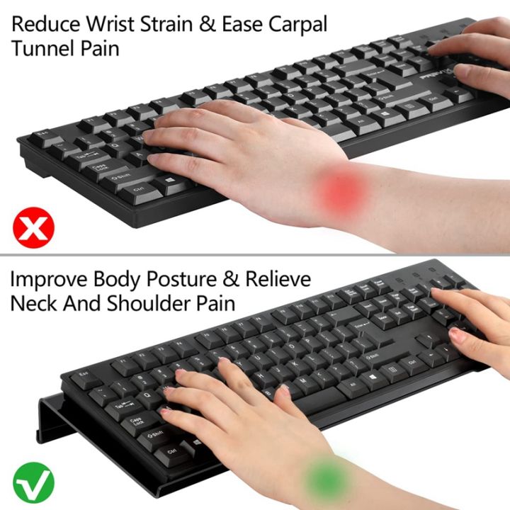 Acrylic Computer Keyboard Stand Keyboard Holder for Desktop for Desk ...