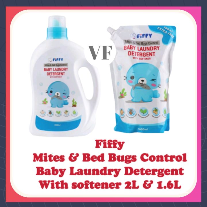 FIFFY MITES & BED BUGS CONTROL BABY LAUNDRY DETERGENT 2L & 1.6L ...