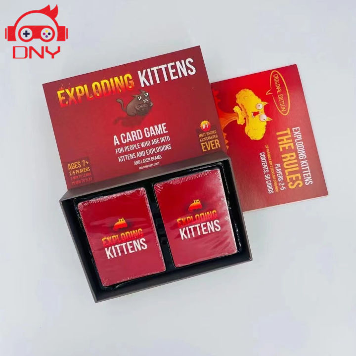 Exploding / Imploding / Streaking kittens Board game - บอร์ดเกมแมวระเบิด 2 ถึง 9 ผู้เล่น เกม ...