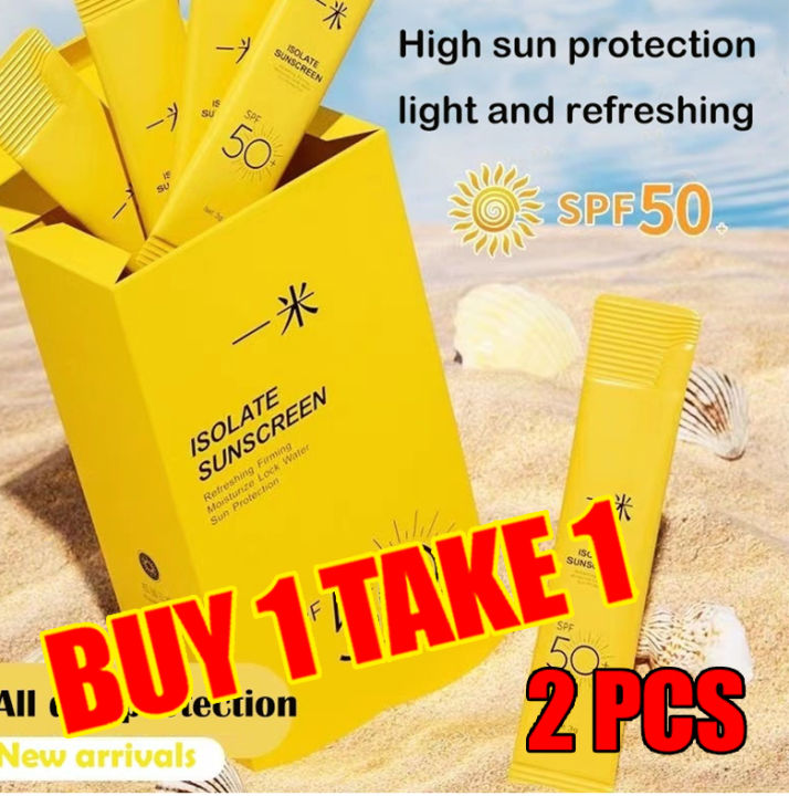 [SUNISA] -BUY1TAKE1- Isolation Sunscreen SPF 50+ 3g x 20 Strips | Lazada PH