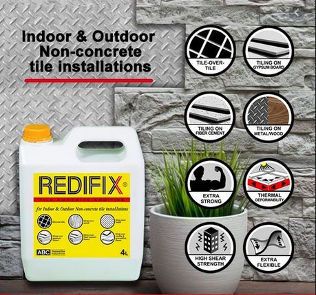 ABC Redifix Tile Adhesive Modifier Gallon 4L | Lazada PH