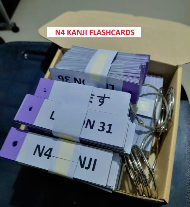 JLPT N4 KANJI AND VOCABULARY (MINNA NO NIHONGO 2) FLASHCARD | Lazada PH