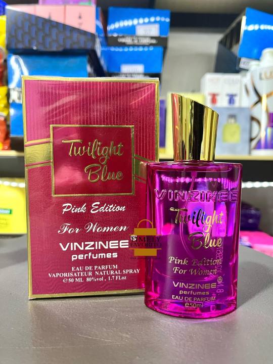 ORIGINAL Vinzinee Twilight Blue Pink Edition Perfume 50ml EDP | Lazada PH