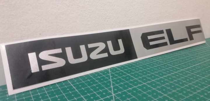 Isuzu elf back decal | Lazada PH