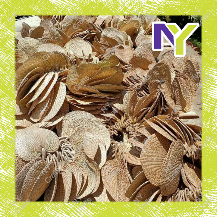 Quality Anahaw Buri Abaniko Pamaypay Native Handheld Fan simple Wedding ...