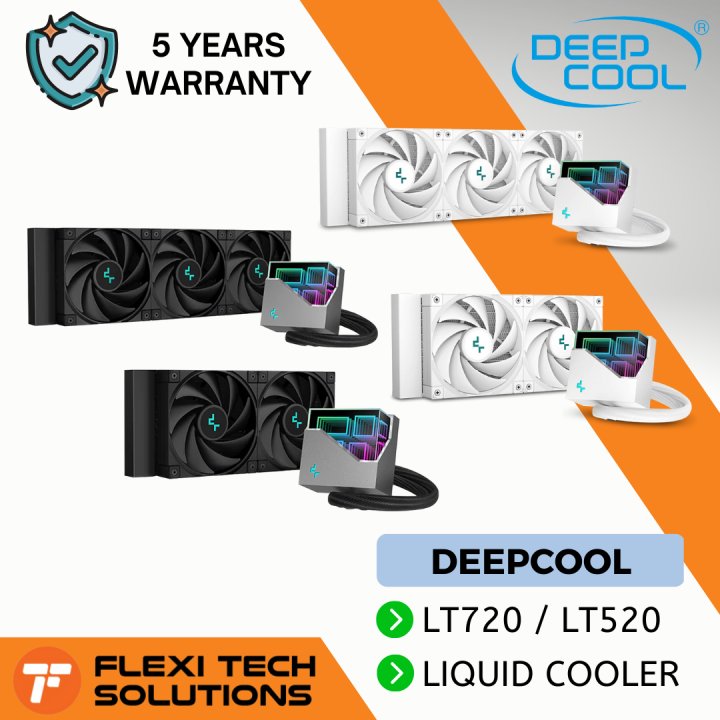 Flexi Tech DEEPCOOL LT520 / LT720 high-performance AIO CPU Liquid ...