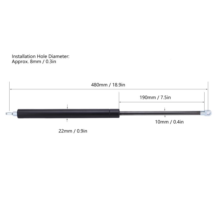Hydraulic Support Rod Heavy Duty DIY Gas Spring Shock Lift Lever 480 x ...
