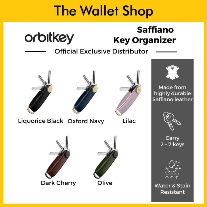 Orbitkey Saffiano Leather Key Organiser | Lazada Singapore