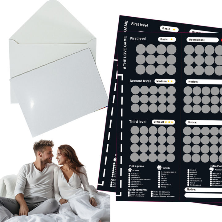 Date Night Scratch Card Couples Night Game Poster Romantic Date Night ...