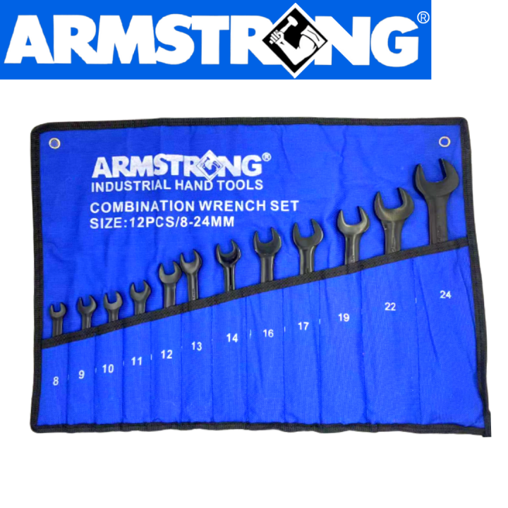 ARMSTRONG "BLACK FORCE" COMBINATION WRENCH SET | Lazada PH
