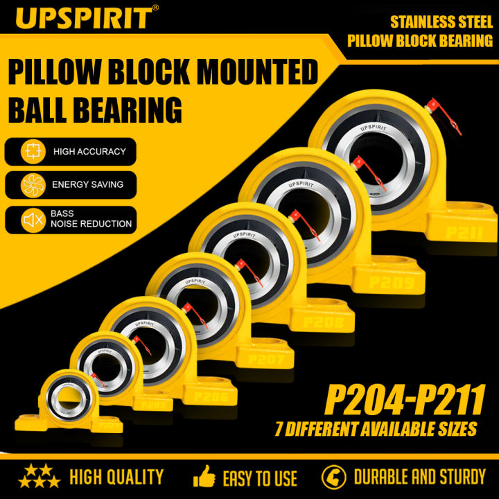 UPSPIRIT Japan Quality Bearing Units For Shafting Pillow Block 100% Original / Heavy Duty Pillow ...