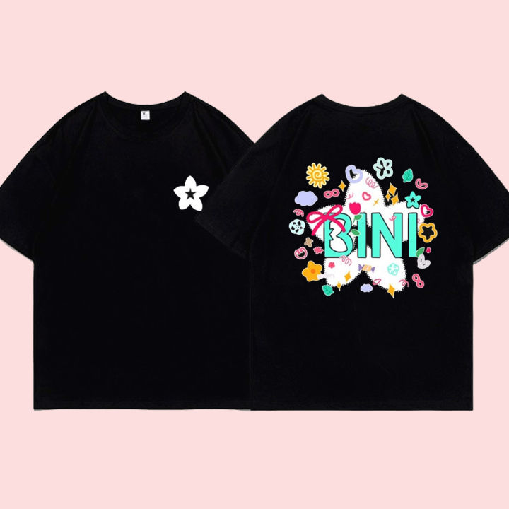 BINI Customized Inspired T-shirt For Women Summer Casual Basic Oversize ...