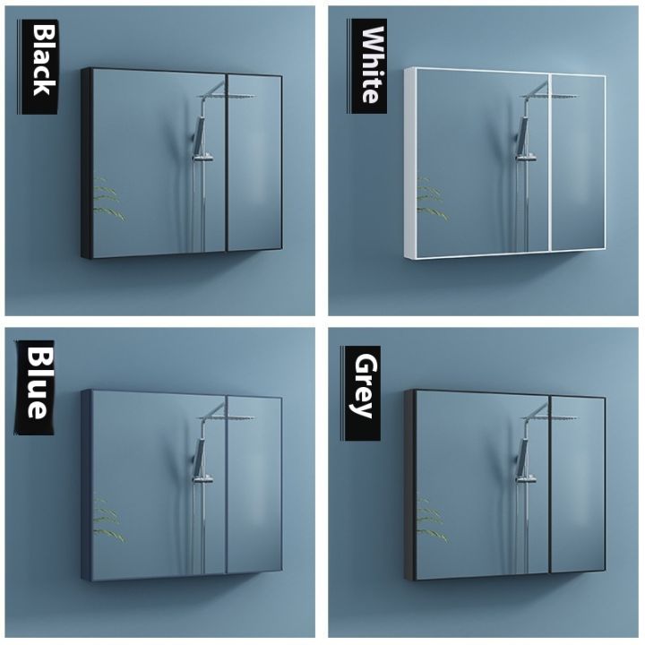 Bathroom Mirror Cabinet Organizer Toilet Rack Bathroom Storage Cabinet ...