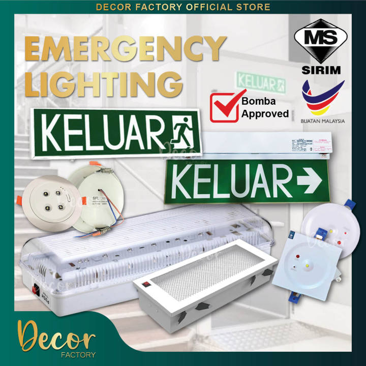 LED Emergency Downlight SMD LED Emergency Light White Recessed Type ...