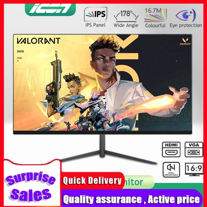 ICON Monitor 17/19/22/24/27 Inch LED Rimless HDMI VGA Brand New ...