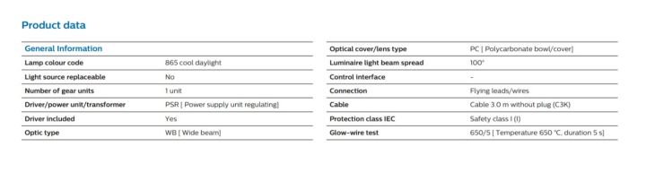 PHILIPS โคม High Bay Motion sensor (911401867399) BY698X LED 85W 11 ...