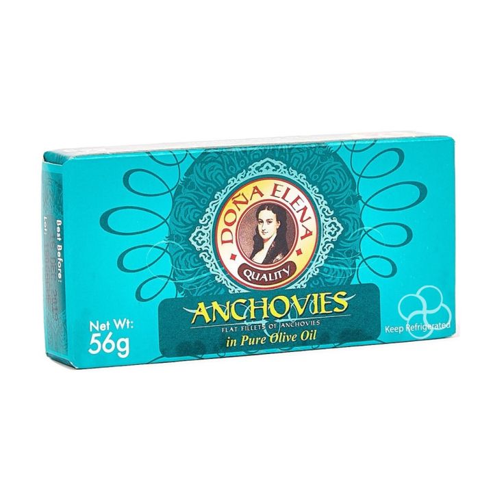 Dona Elena Anchovies in Pure Olive Oil 56g | Lazada PH