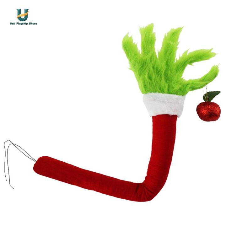 Christmas Green Fur Monster Elf Arms Toy for Kids Holiday Party ...