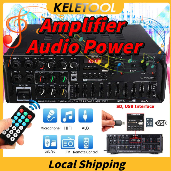 LOCAL Send 3500 Watts Amplifier Audio Power Bluetooth Stereo Padon ...