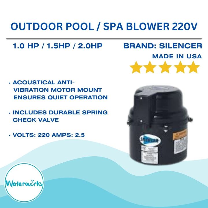 SILENCER 2HPOutdoor Pool / SPA BLOWER 220V | Lazada PH