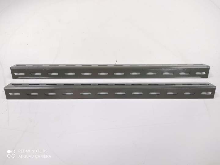 Slotted Angle Bar 1.5" x 1.5" x 2.0mm x 2 feet (1pc) Gray with Free ...
