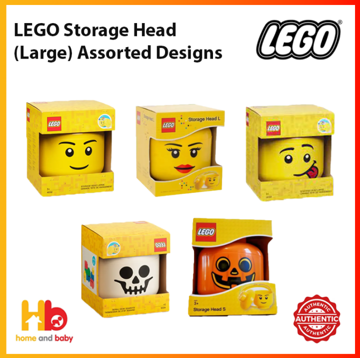 LEGO Storage Head (Large) Assorted Designs | Lazada Singapore