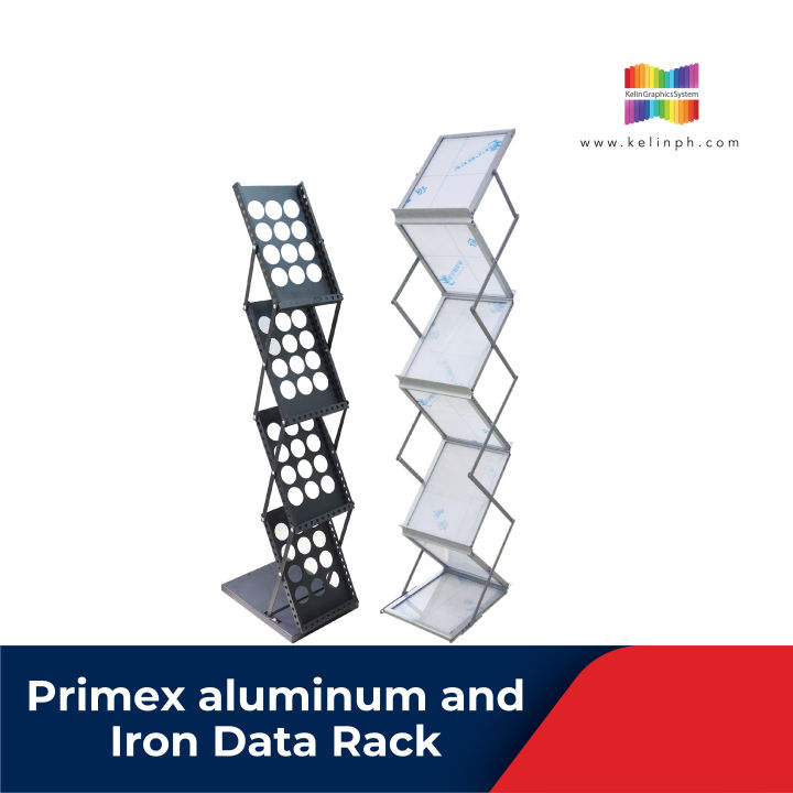 Aluminum and Iron Foldable Brochure Magazine Data Rack| A4 | Exhibition ...