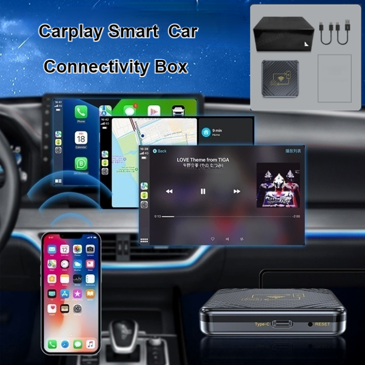 Wireless Carplay Adapter wireless adapter car link kit wired to ...
