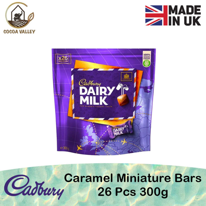 Cadbury Dairy Milk Caramel Miniature Bars 26 Pcs 300g | Lazada