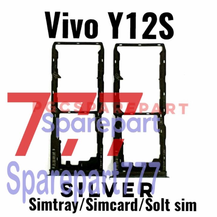 Original Simtray Vivo Y12S - Tempat Simcard Simlock Sim Lock Slot Card ...