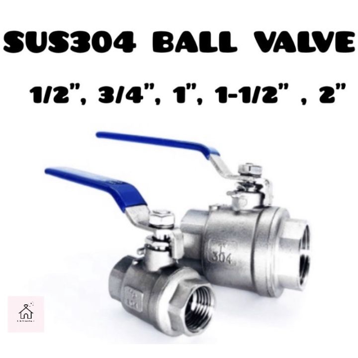 Stainless Steel Ball Valve / SUS 304 1pc Ball Valve / Female BSPT ...